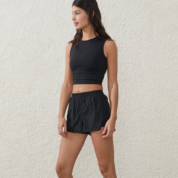 Cotton On | Shorts | Cotton On Body Womens Warm Up Woven Shorts Black ...